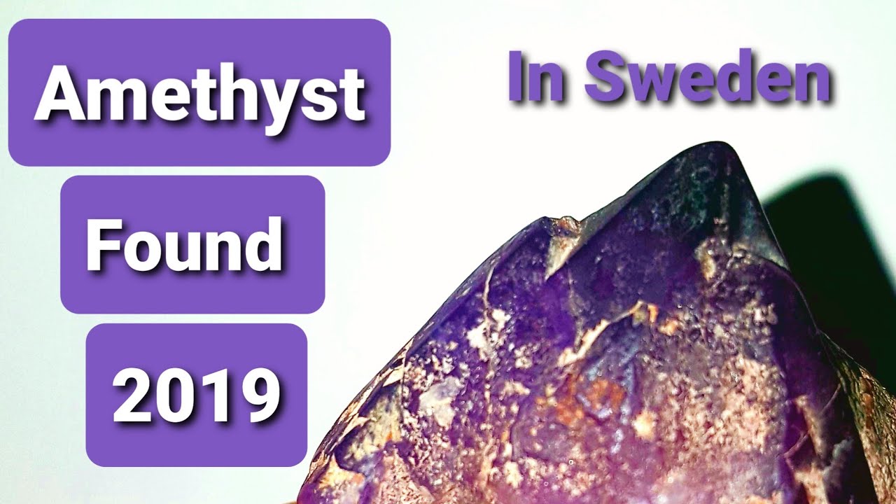 Ametister/ Rockhounding Amethyst from Sweden / Sverige 2019 - YouTube