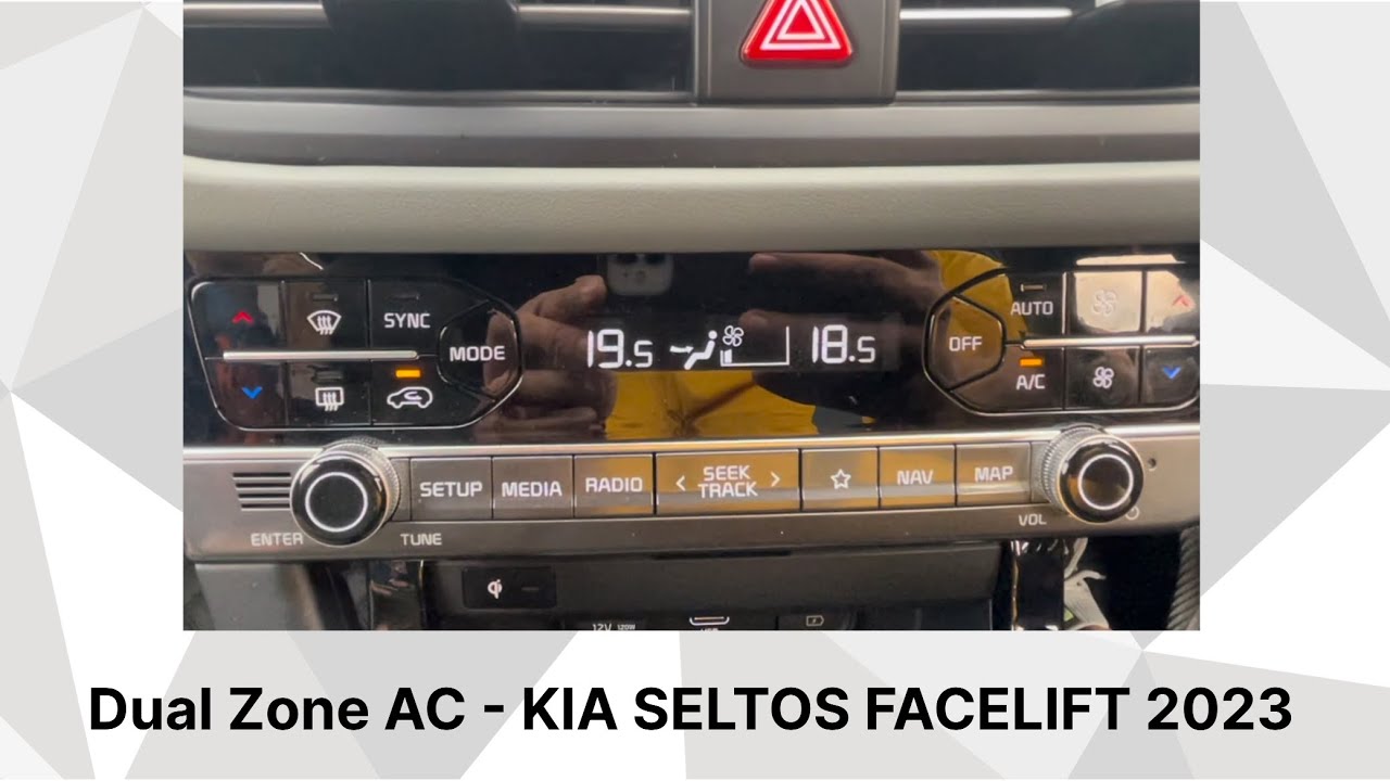 Dual Zone AC - Kia Seltos Facelift 2023 - YouTube