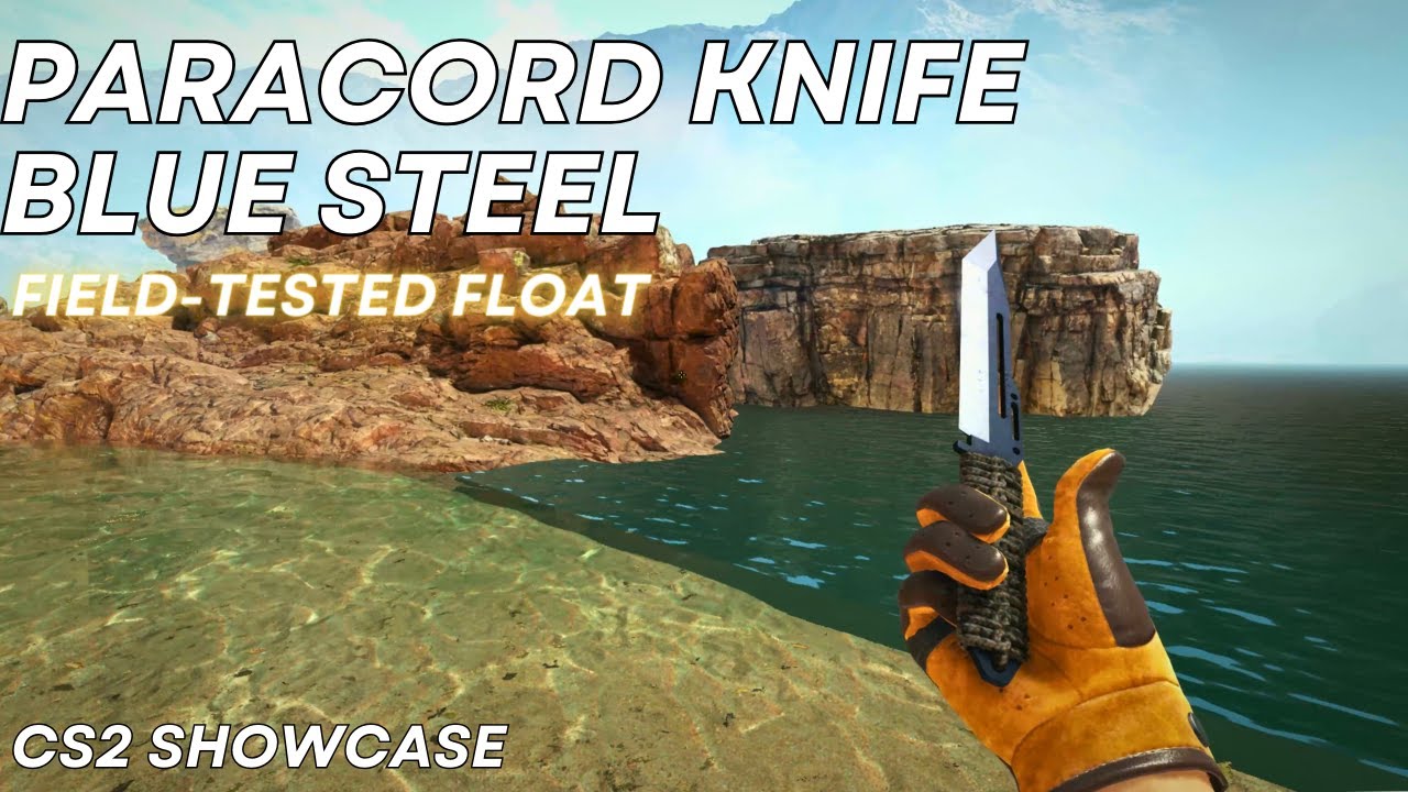 Paracord Knife Blue Steel (Field-Tested) | CS2 Skin Showcase #845 - YouTube