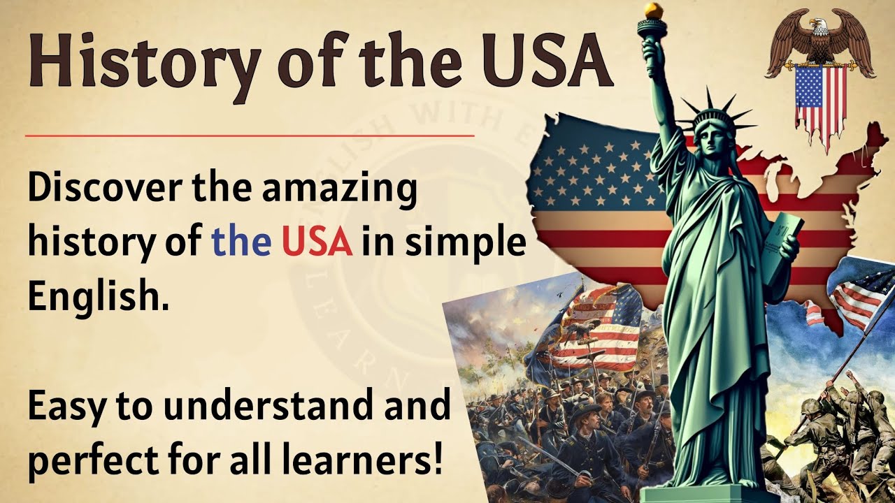The History of America || Graded Reader for English Learners || Improve ...