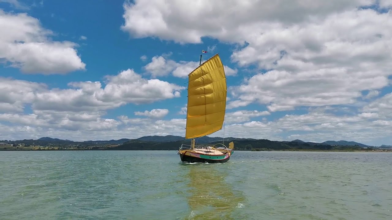 Fanshi Launching and First Sail. No Music version - YouTube