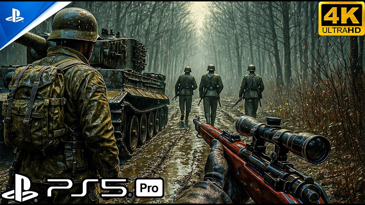 DESTROYING THROUGH NAZI DEFENCES (PS5) Realistic ULTRA Graphics ...