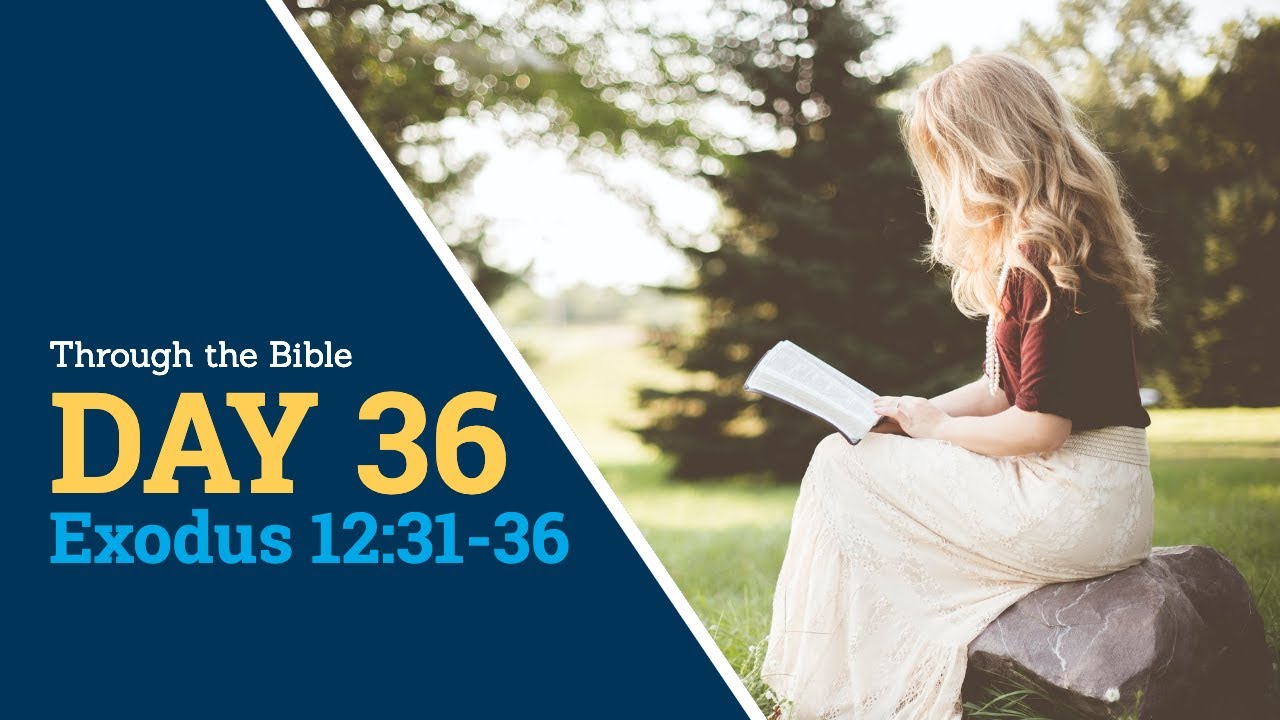 DAY 36 -- Exodus 12:31-36 -- Through the Bible, 365 Daily Scripture ...