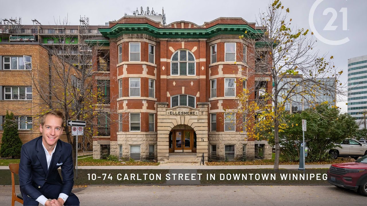 SOLD - 10-74 Carlton Street. Character Condo in Downtown Winnipeg - YouTube