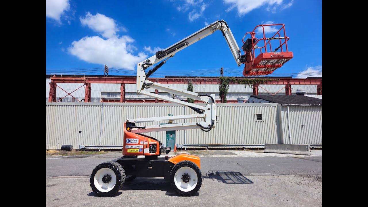 2014 Snorkel A46JRT 4x4 Boom Lift with Ground Controls (244) - YouTube