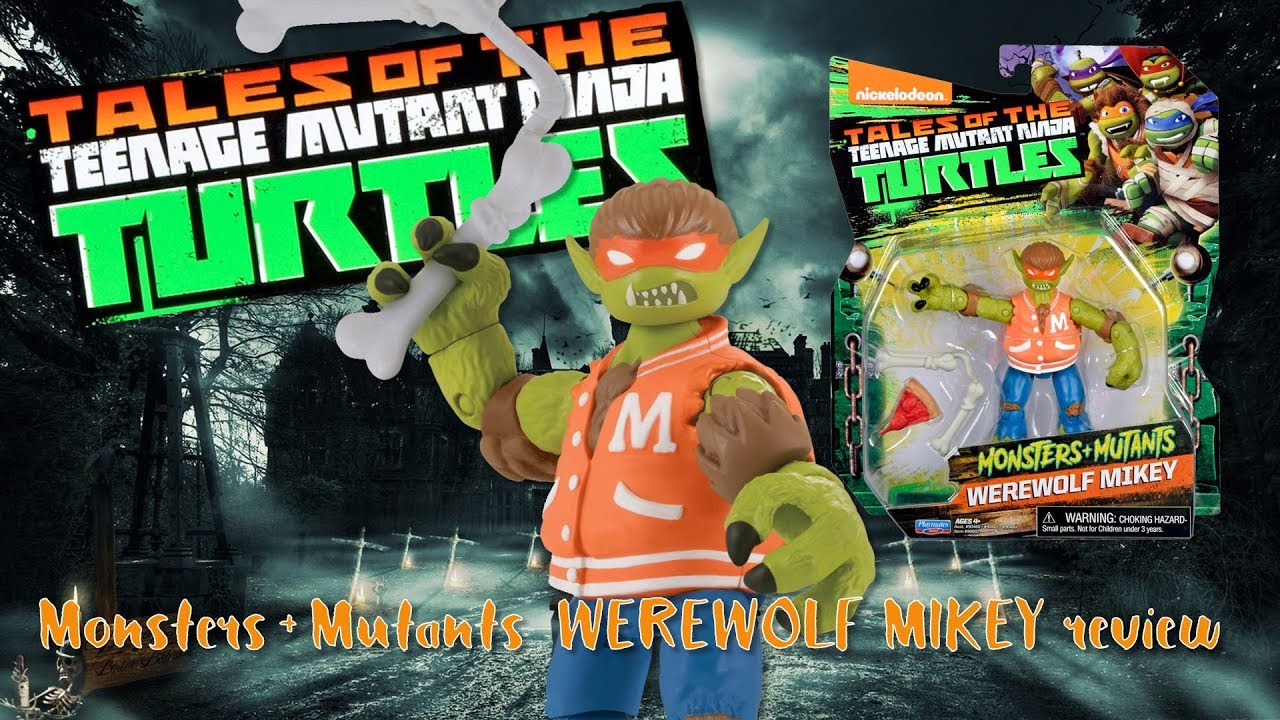 Werewolf Mikey from "TMNT: Monsters and Mutants" figure review - YouTube