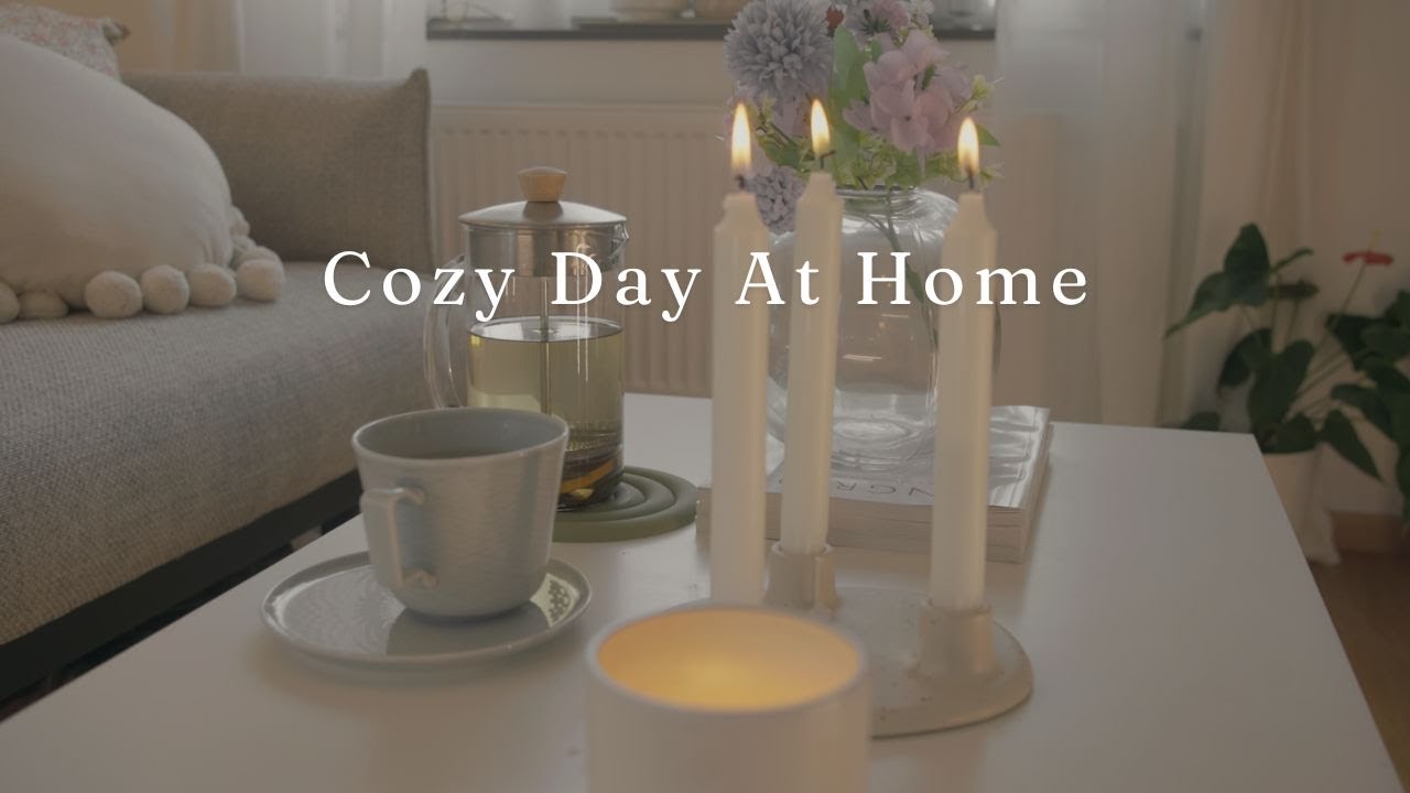 Cozy Day at Home │ Self Care │ Laundry Routine │ Making a Delicious ...