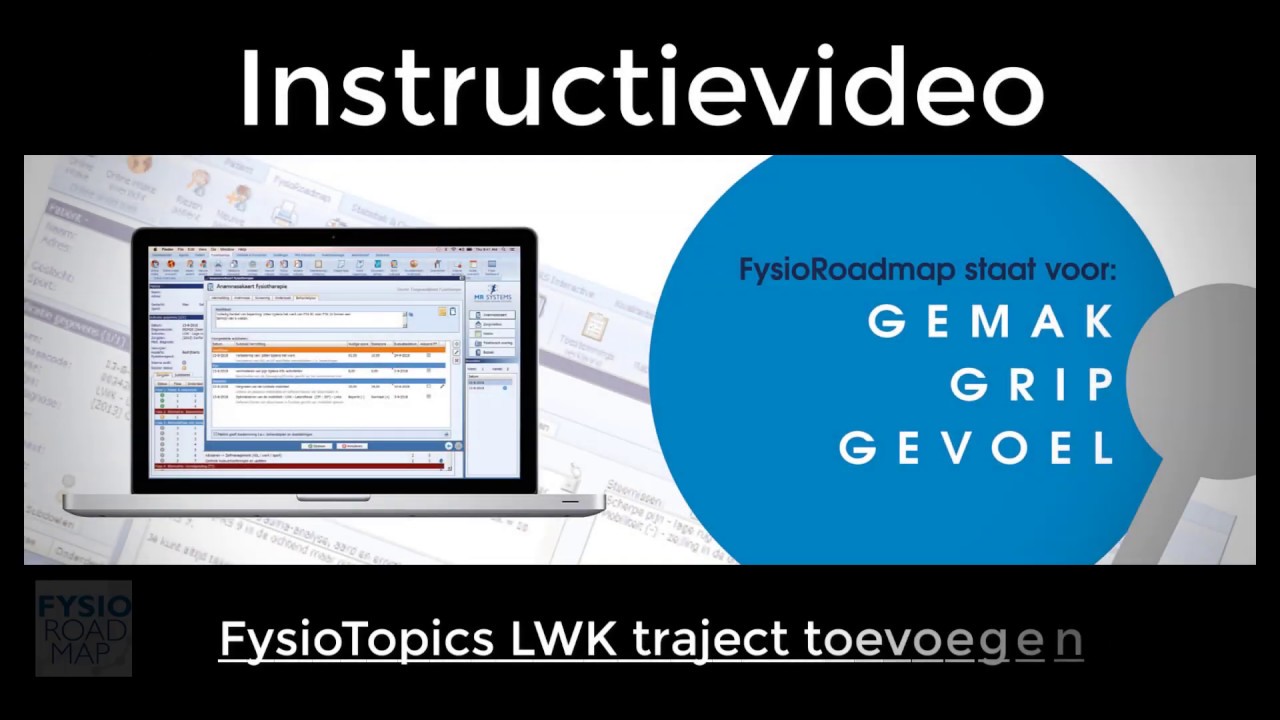 FysioTopics traject toevoegen reguliere intake - YouTube