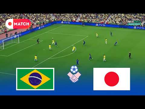 Brazil vs Japan | World Cup 2026 Full Gameplay Simulation | eFootball PES 2021