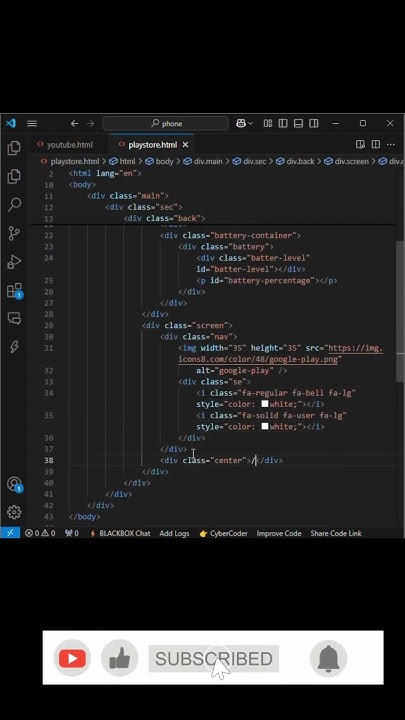 Make Your Playstore app using HTML, CSS & JAVASCRIPT #coding #html #css ...