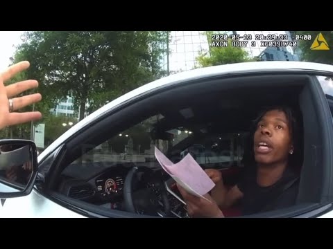BodyCam: Shows Rapper Lil Baby Getting Pulled Over By Police - YouTube