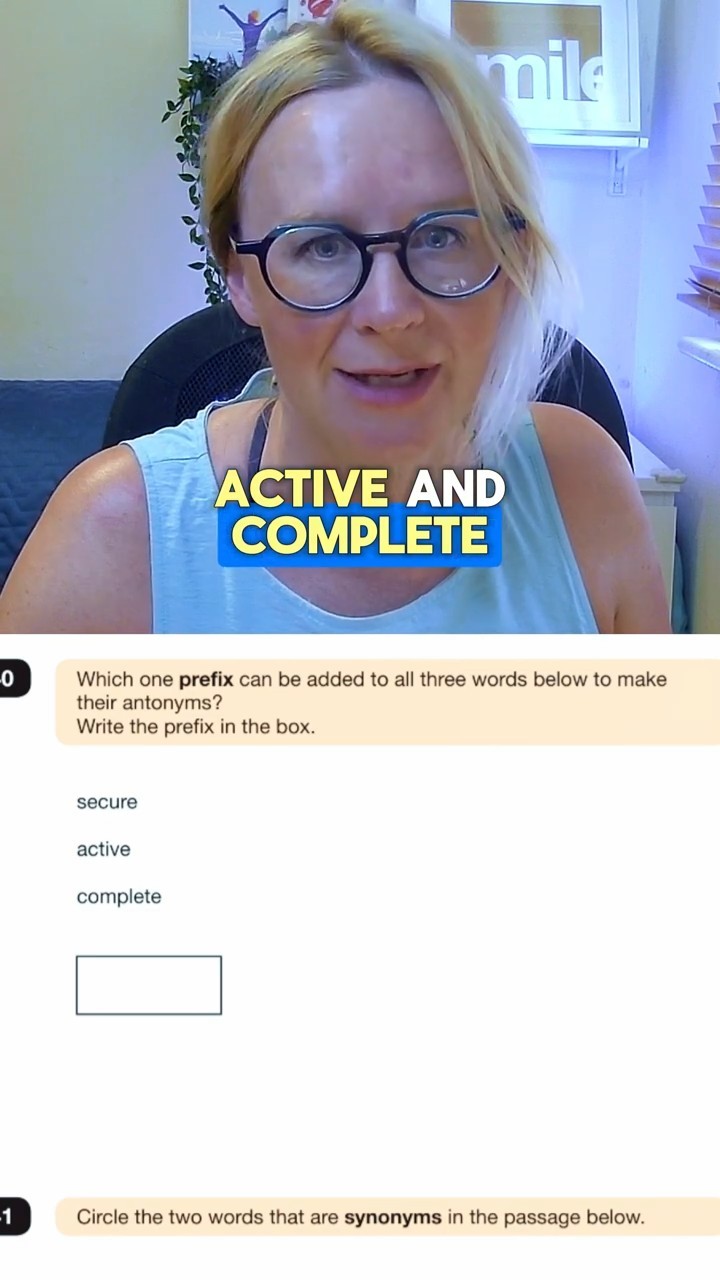 Which prefix? Day 94 of 100 days of SATs questions #year6 - YouTube