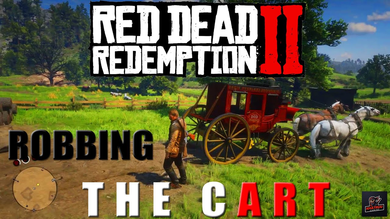 Robbing the Horse Cart - Red Dead Redemption 2 - YouTube