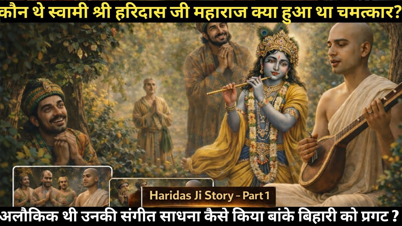कौन थे स्वामी श्रीहरिदास जी महाराज क्या था उनका रहस्य| Haridas Ji ...