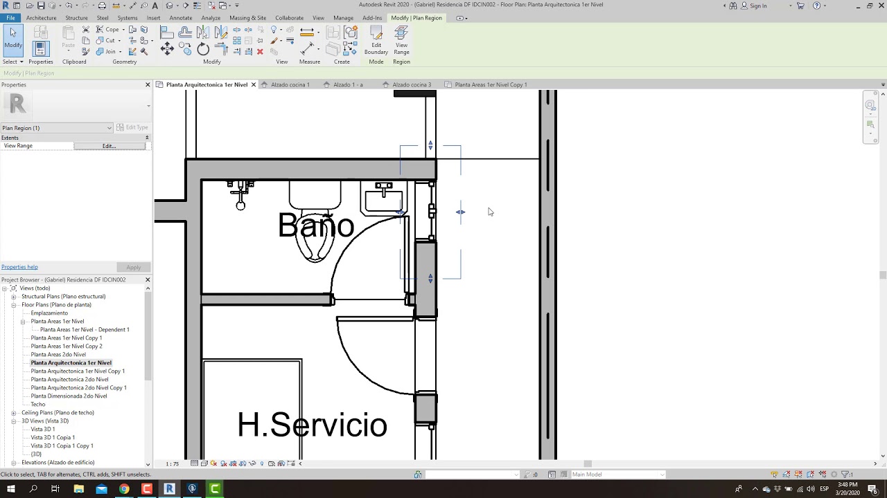 8.REVIT- Plan Region - YouTube