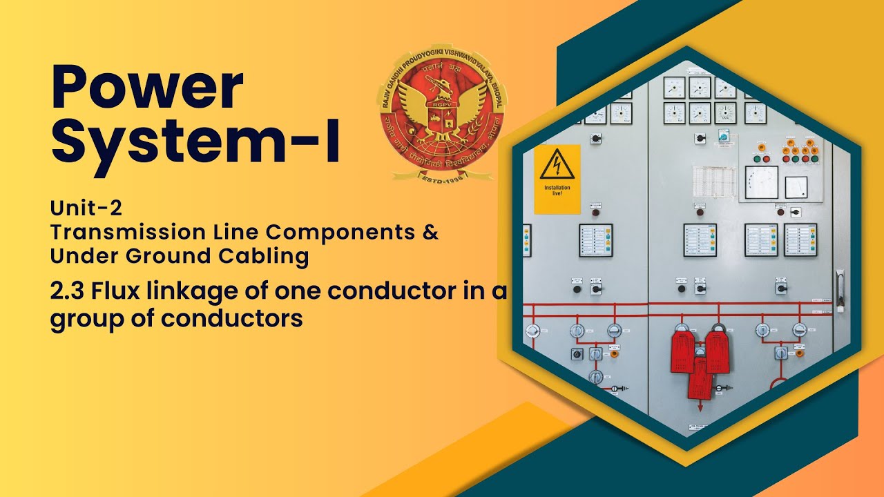 2.3 Flux linkage of one conductor in a group of conductors | EE404 ...
