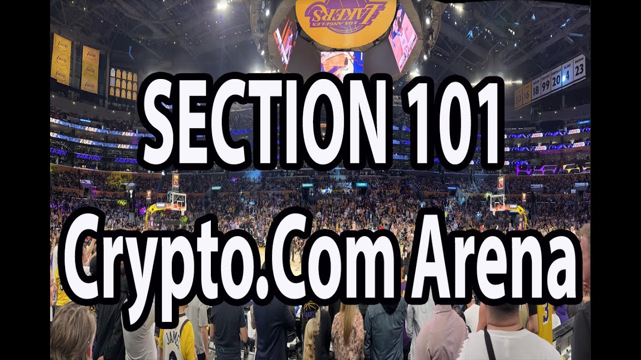 Experience the Action: 100 Level View from Section 101 at Crypto.com Arena! - YouTube