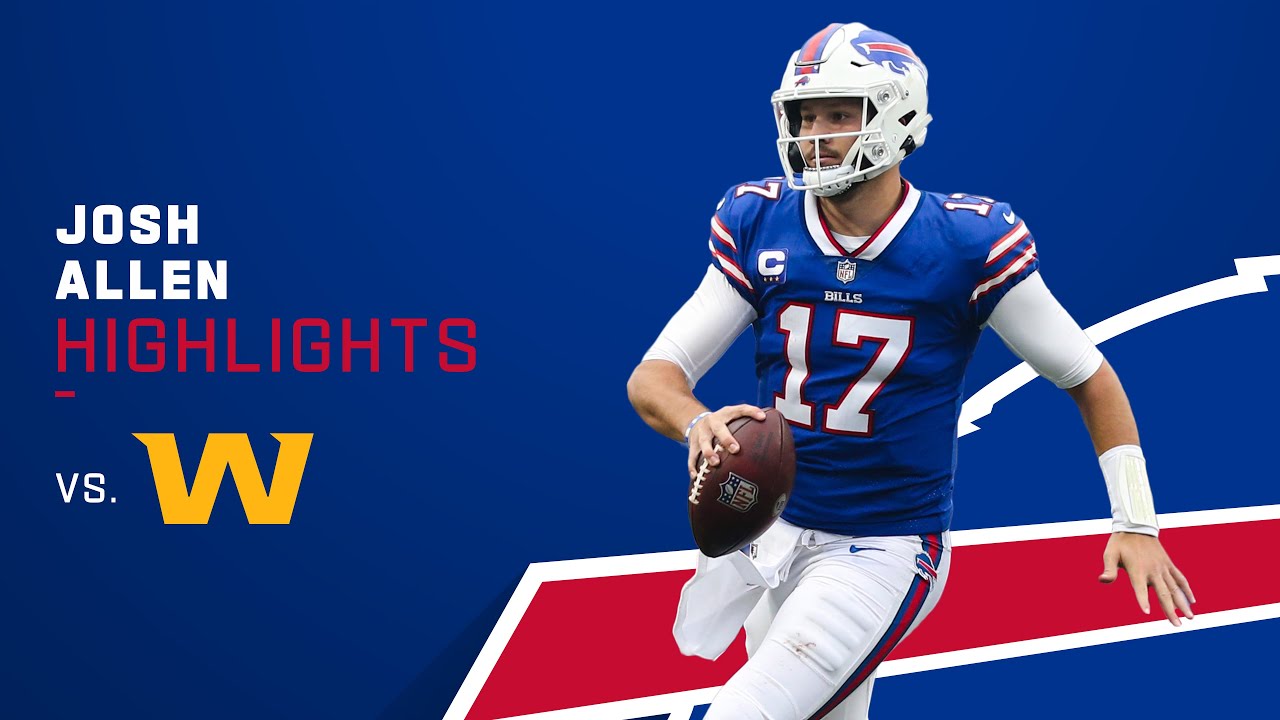Josh Allen is Bucky Barnes, 4-TD Game | NFL 2021 Highlights - YouTube