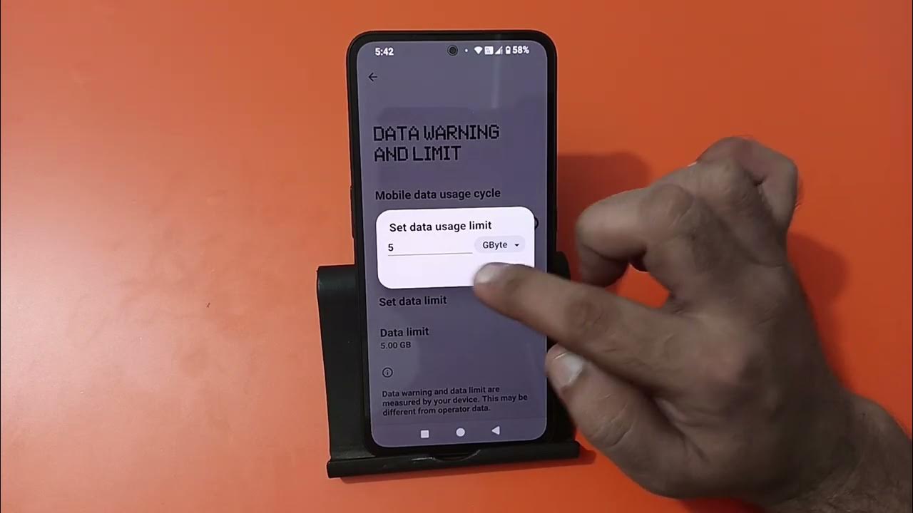 how to set data limit in cmf phone 1, data limit set kaise karen - YouTube