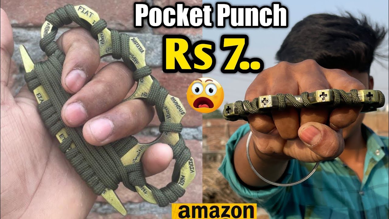 Pocket Punch For Self Defence Unboxing & Testing | Self Defence Gadgets ...