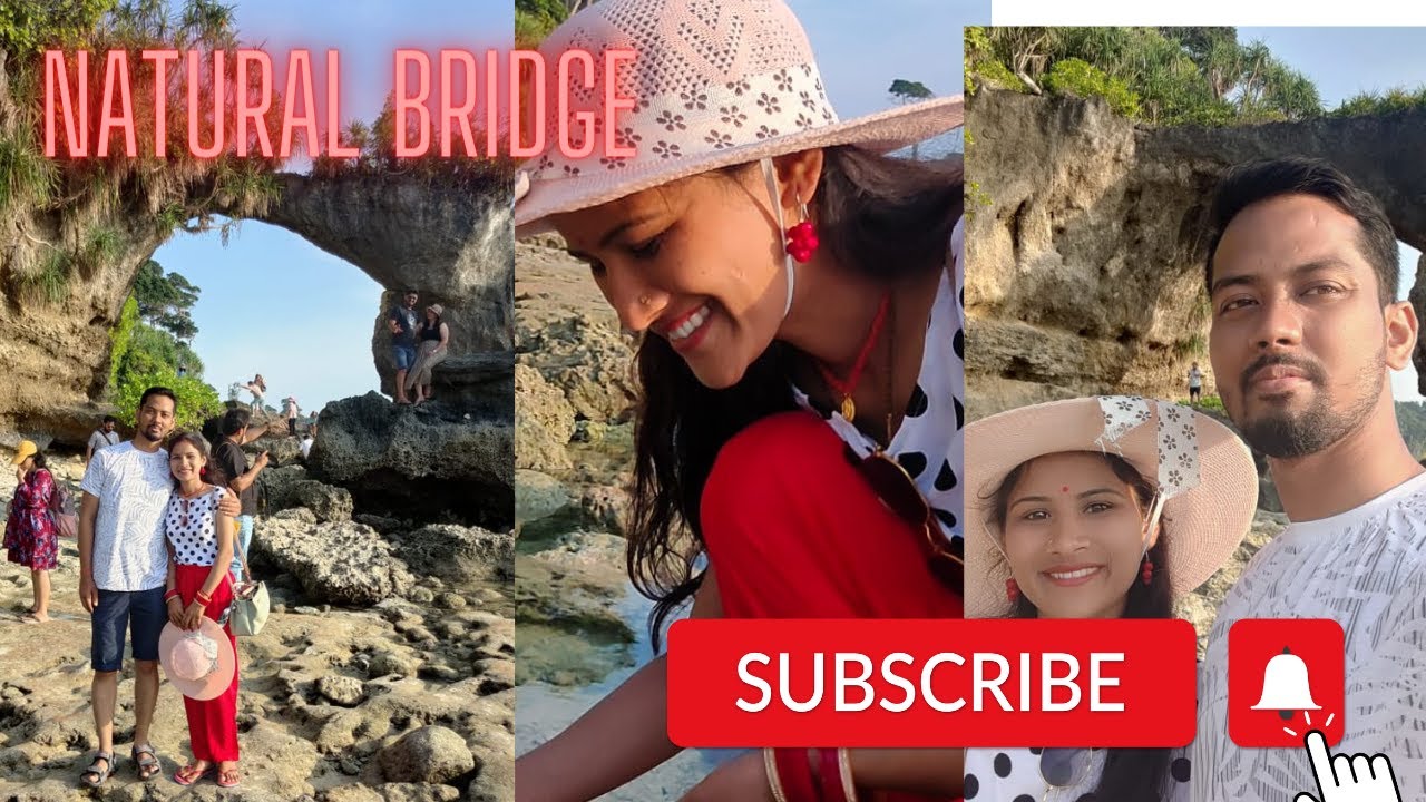 NATURAL BRIDGE IN NEIL ISLAND || LAXMANPUR BEACH NO. 2 ||ANDAMAN SERIES EP 5 || SEEMAMAN VLOGS ...