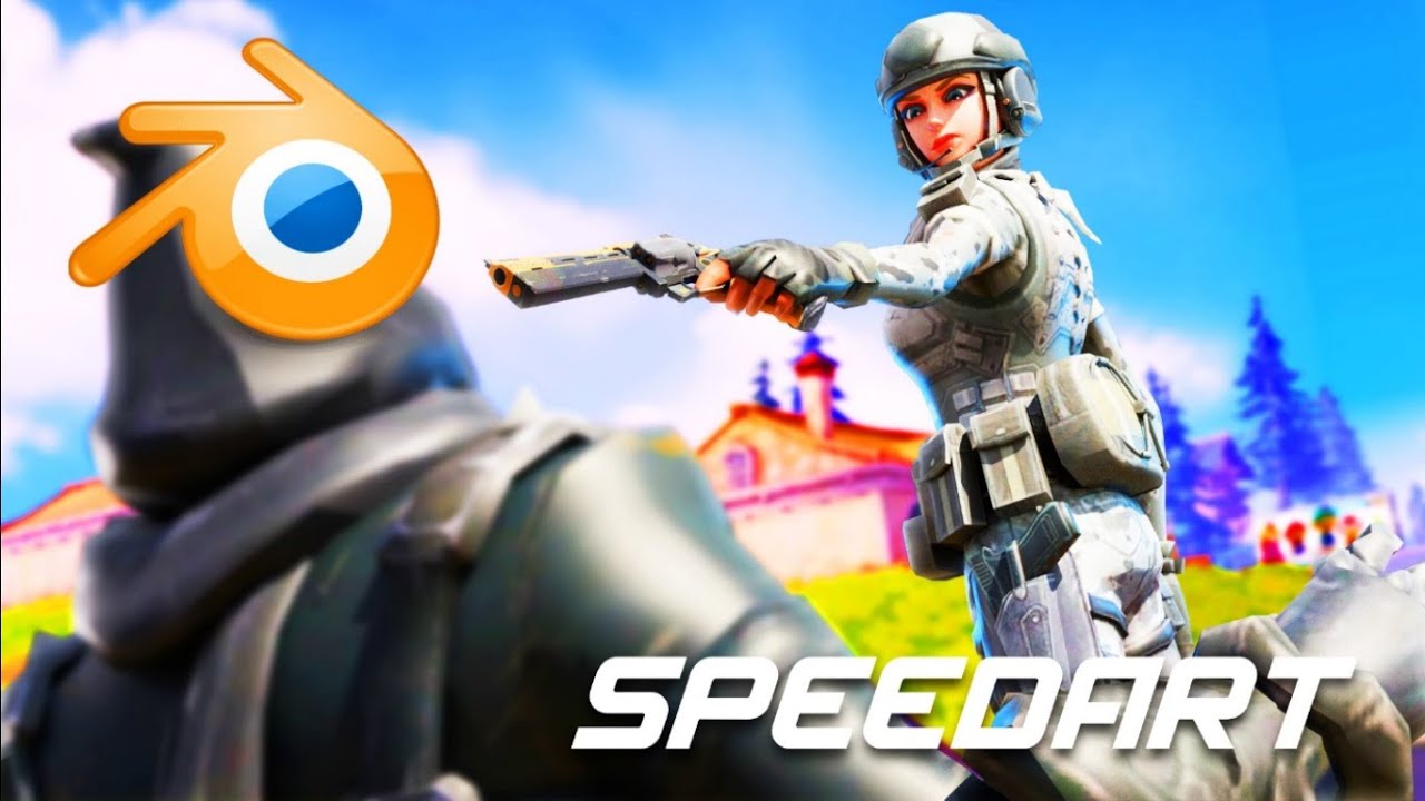 Making 3D Creative Destruction Thumbnails Speedart #18 CC_GUMBALL - YouTube