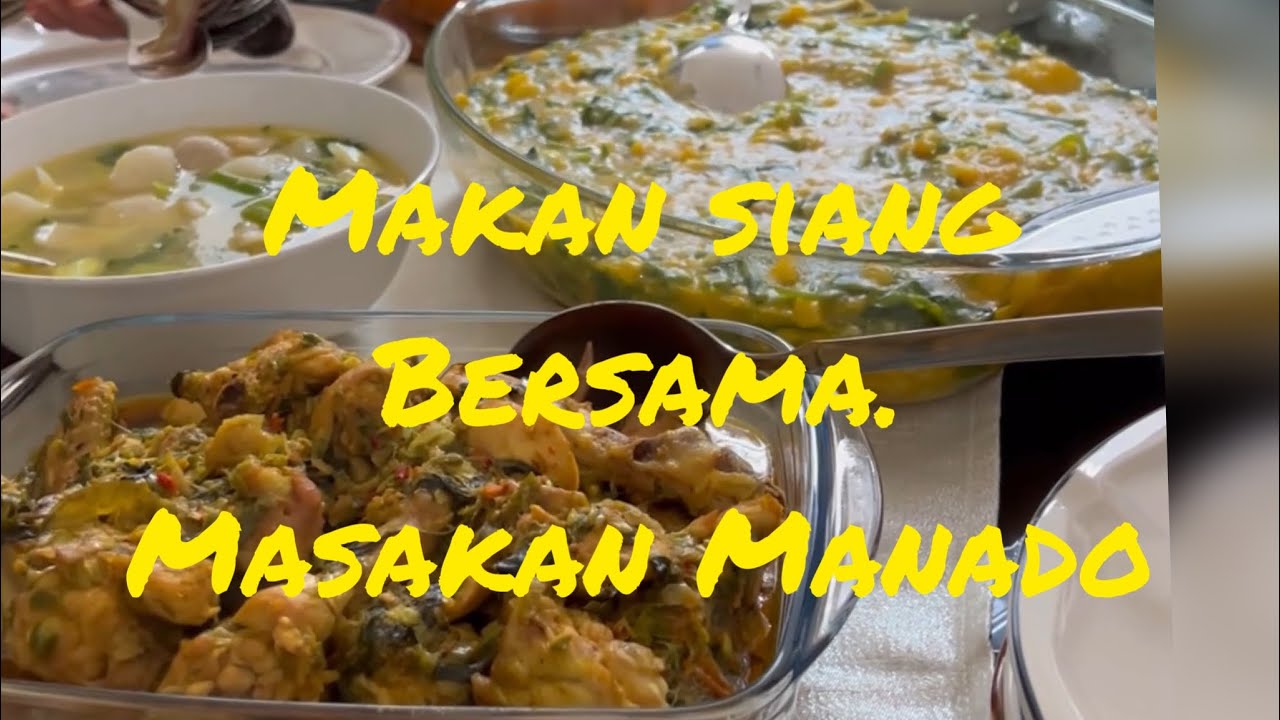 Keseruan makan masakan Manado - YouTube