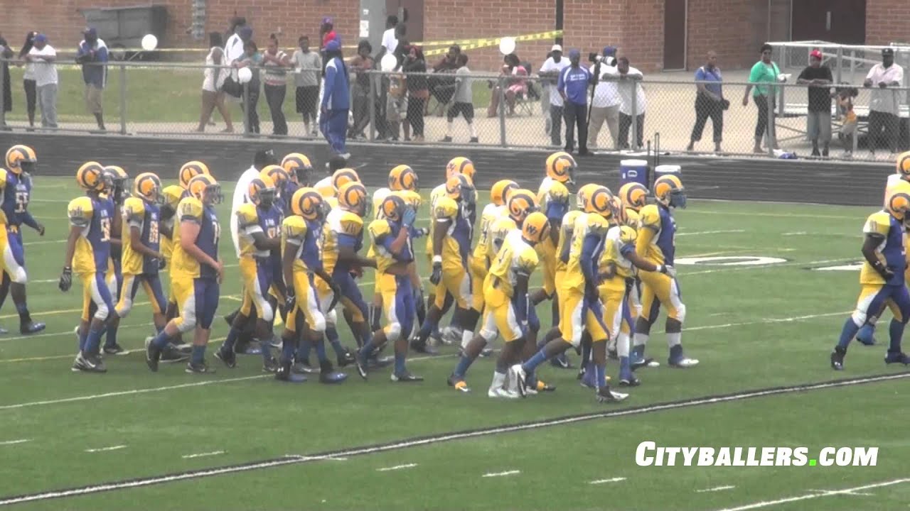 2013 Detroit PAL Eastside Tigers vs West 7 Rams - YouTube