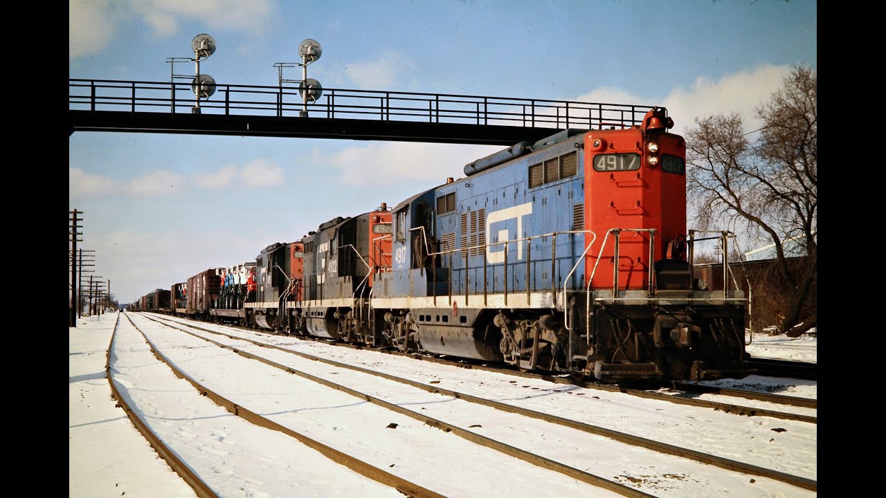 GTW in the 70s - 1st And 2nd Generation Diesels, Pontiac, MI - YouTube