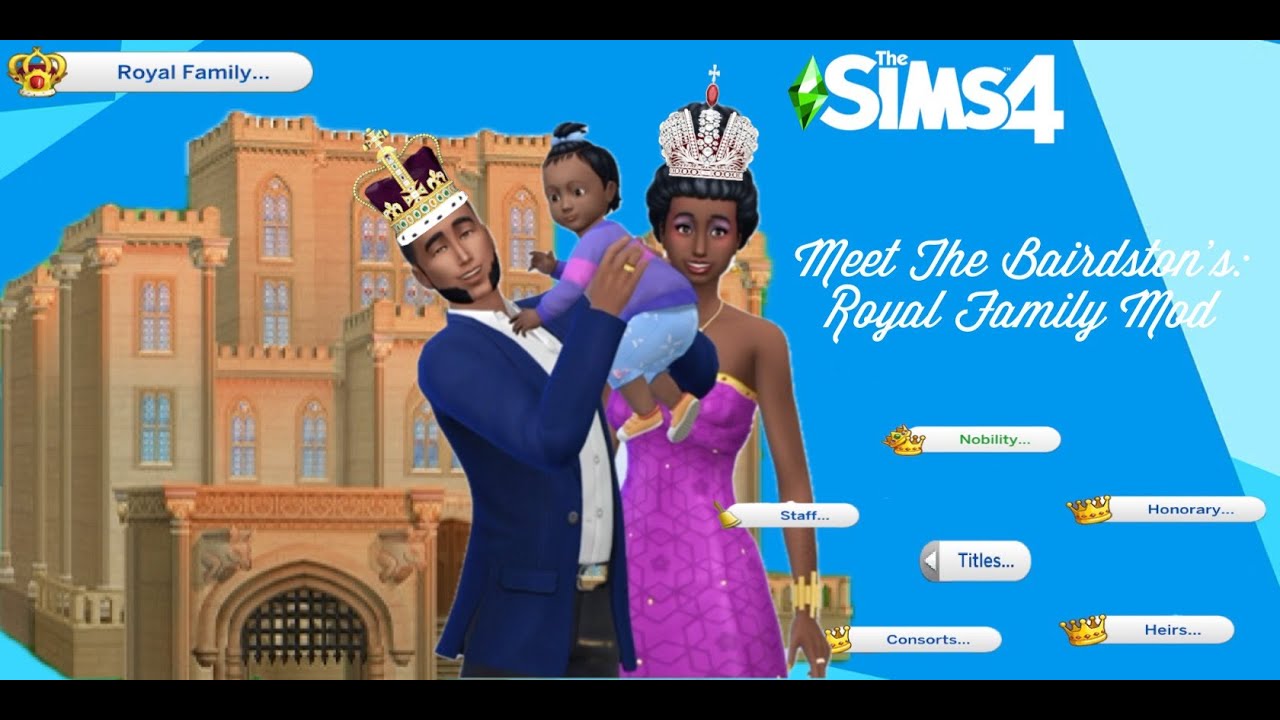 VLOG W/ Maddog: SIMS4 Bridgerton Edition - Royal Family Mod Tutorial ...