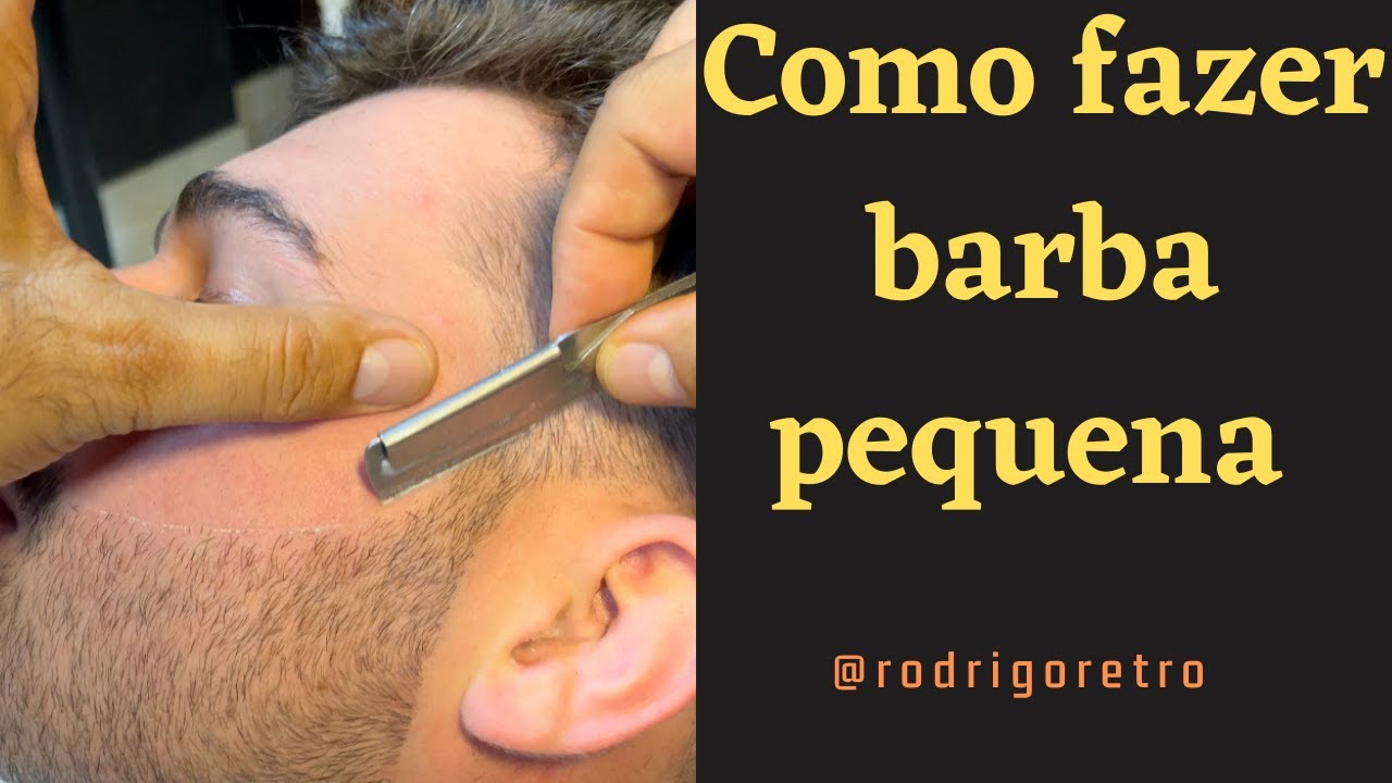 como fazer barba pequena - YouTube