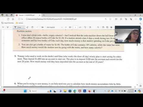 Lesson 1-3 Class Work Video - YouTube