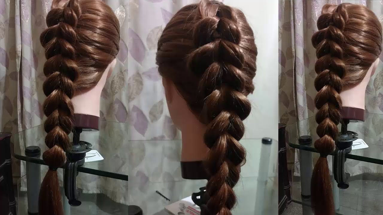 Pull Through Braid Tutorial For Medium Hair - How To Pull Through Braid ...