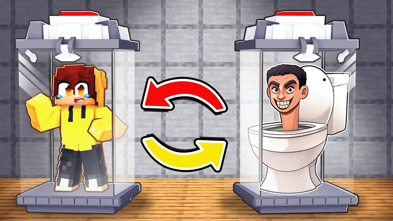 BODY SWAP: Lemon to SKIBIDI TOILET in Minecraft! - YouTube