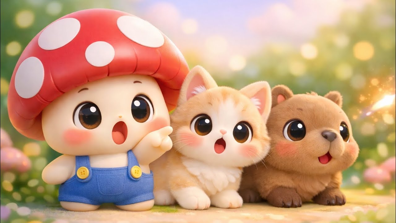 Gatito y Capibara 🍄 Canción Infantil para Niños | Amigos Diferentes ...