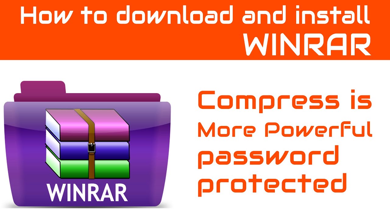 How to download and install winrar - extracting and compressing ...