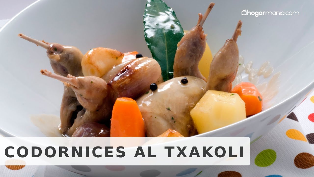 CODORNICES al TXAKOLI // Una receta de Arguiñano - YouTube