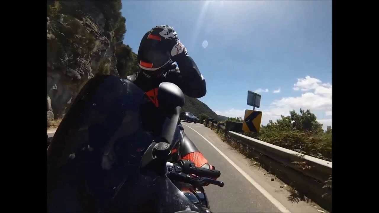 Police chase Yamaha R1 on Great Ocean Road, Australia - YouTube