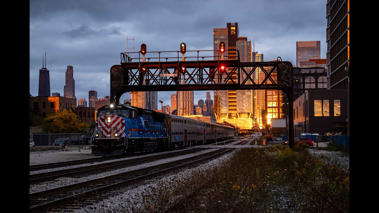 75+ Trains in an Afternoon in Chicago - YouTube