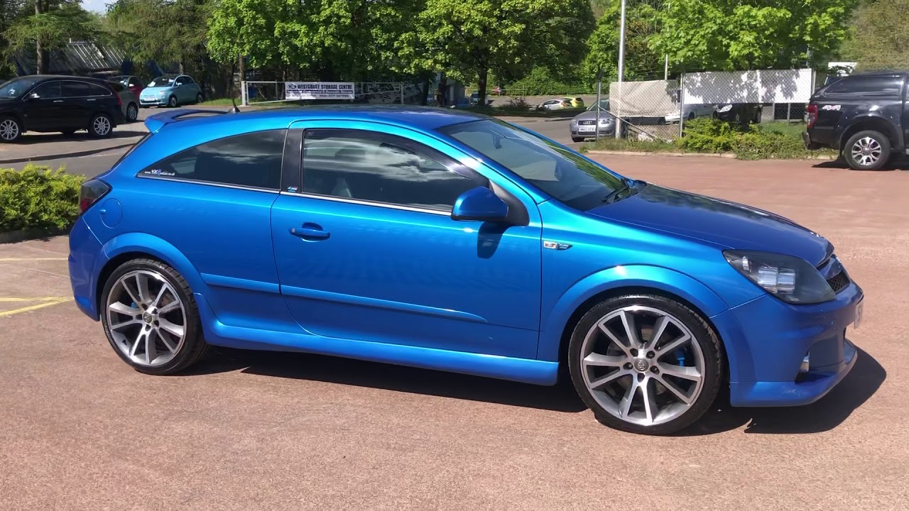 2010 Vauxhall Astra VXR in Arden Blue on sale at TVS Car Sales - YouTube