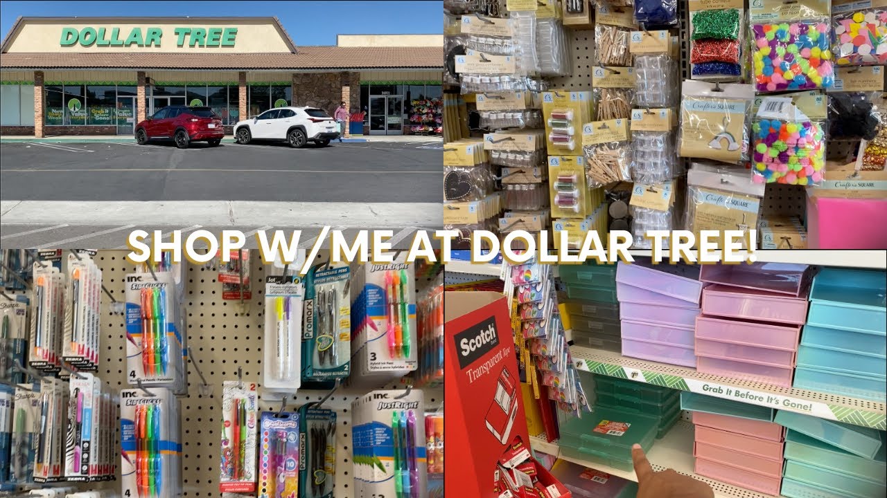 Shop with Me at Dollar Tree for NEW Stationary Storage! - YouTube