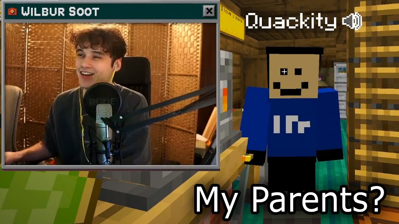 Quackity Reveals His Parents To Wilbur! - YouTube