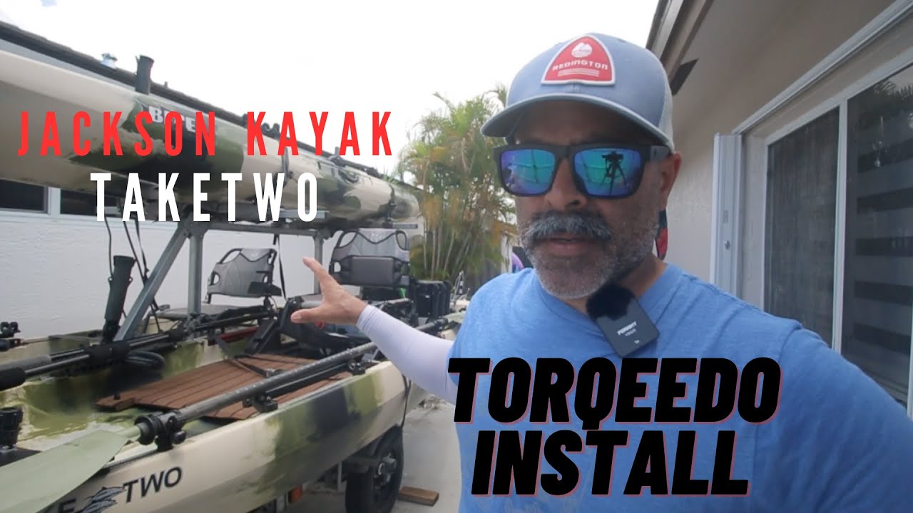 Jackson Kayak Take Two motor install - Full Torqeedo install - YouTube