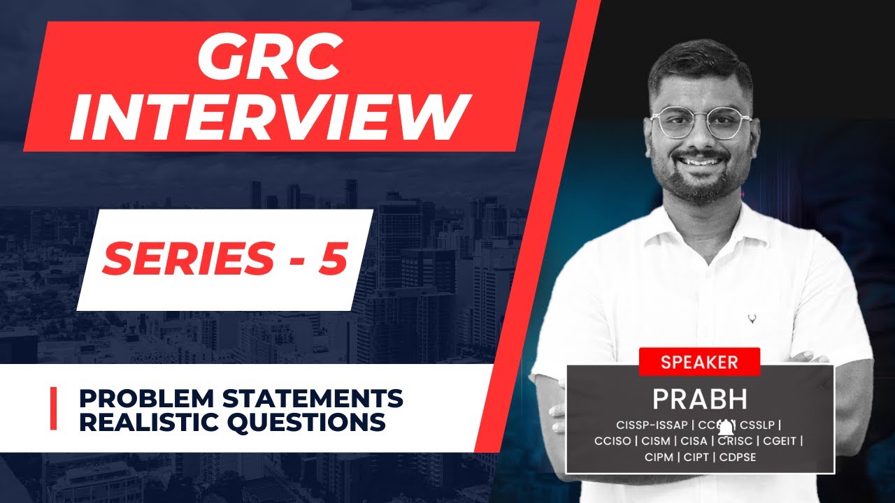 GRC Interview Questions 5 : Top 5 Questions You'll Be Asked - YouTube