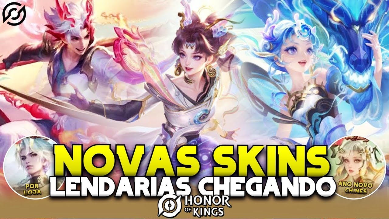 NOVAS SKINS ANO NOVO CHINES: SUN CE, AGELA, DA QIAO E LADY SUN ...
