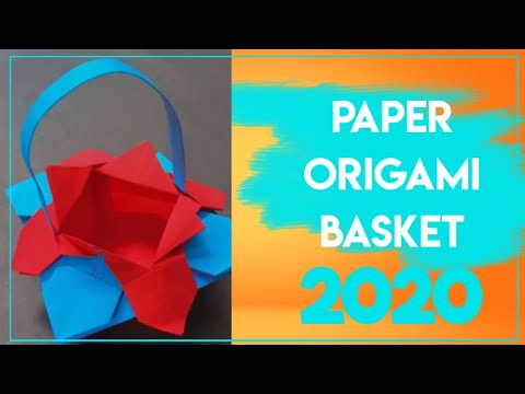 ORIGAMI PAPER BASKET || STEP BY STEP - YouTube