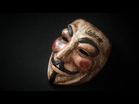 How to make new Anonymous masks The V for Vendetta Mask
