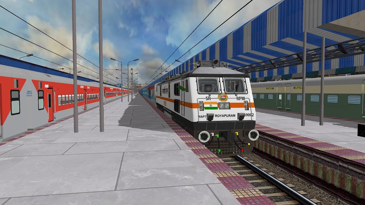 12607 Lalbagh Express from MAS to SBC (part 1) (Openrails/MSTS) - YouTube