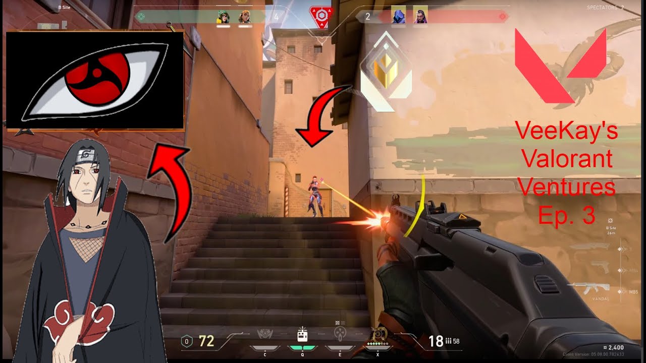 Itachi Uchiha Plays VALORANT!? | VeeKay's Valorant Ventures Episode 3 ...