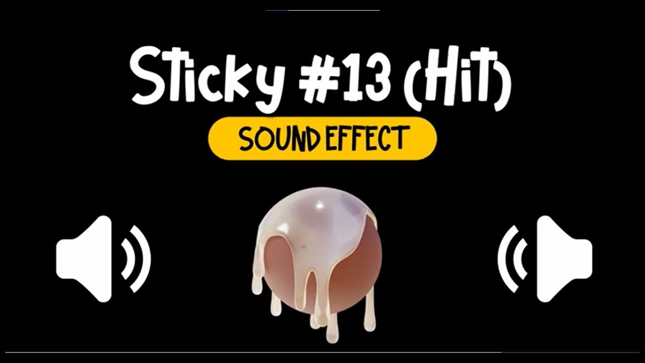 Sticky #13 (Hit) Sound Effect | 粘液 #13 黏液 敲打 掉落 潮濕 音效 (High Quality ...